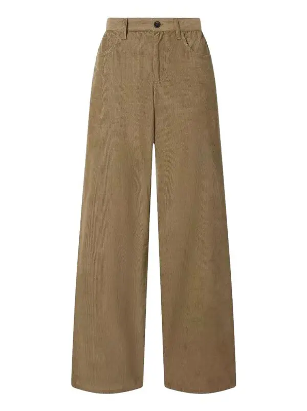 THE ROW Eglitta Pants In Japanese Cotton Corduroy - Neutrals