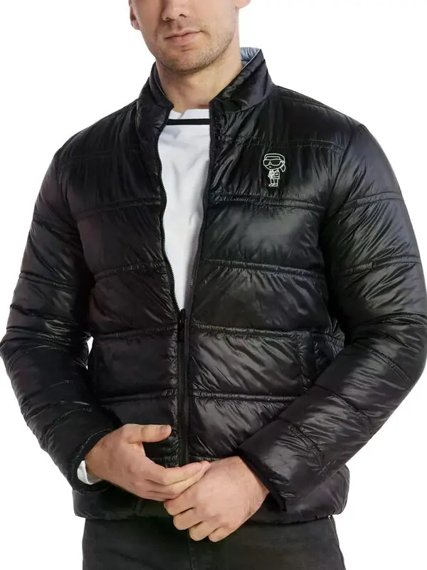 Karl Lagerfeld Ikonik Quilted Jacket - Black