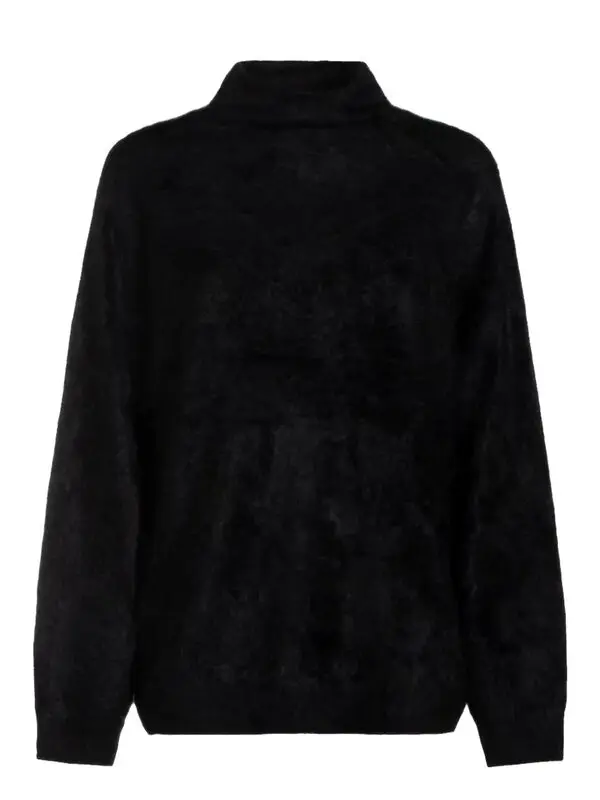 THOM KROM High-neck Cashmere Sweater - Black