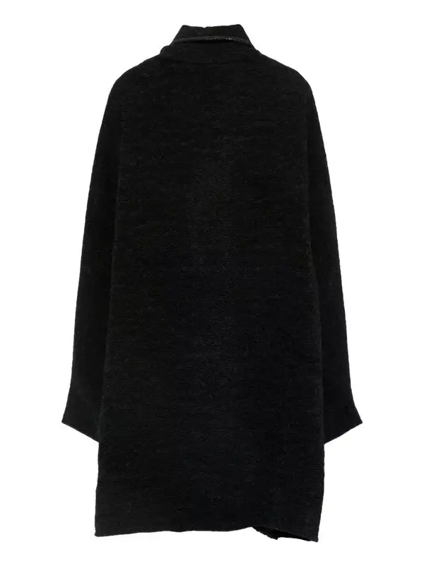 Roberto Cavalli 1970s Notched Lapel Coat - Black