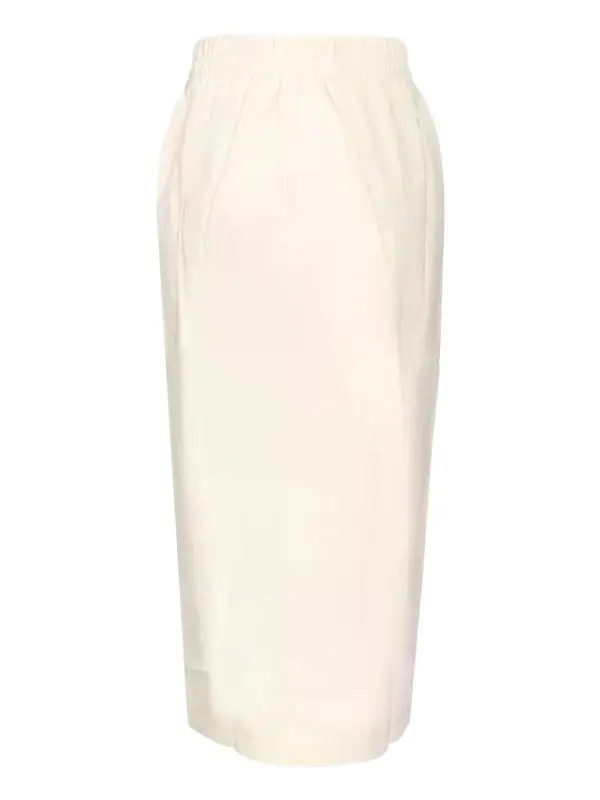 Max Mara Drawstring Waist Jersey Skirt - Neutrals