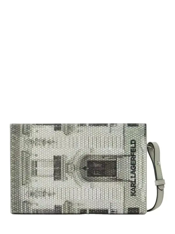 Karl Lagerfeld K/soiree Rue St-guillaume Clutch Bag - Grey