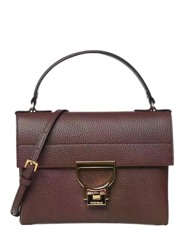 COCCINELLE Arlettis Mini Grainy Handbag - Red