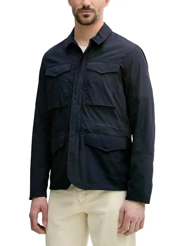 SAVE THE DUCK Jago Flap-pocket Zip-up Jacket - Blue