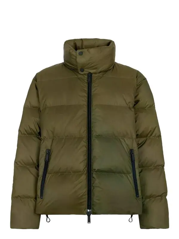 Dsquared2 Down Jacket With Upside Down Logo - Green
