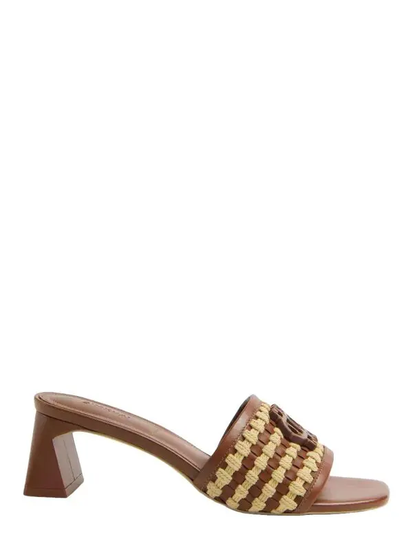Simkhai Sydney Heeled Sandals - Brown