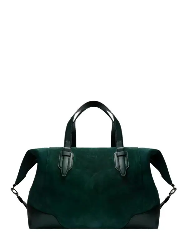 LANCEL Charlie De Leather Holdall - Green