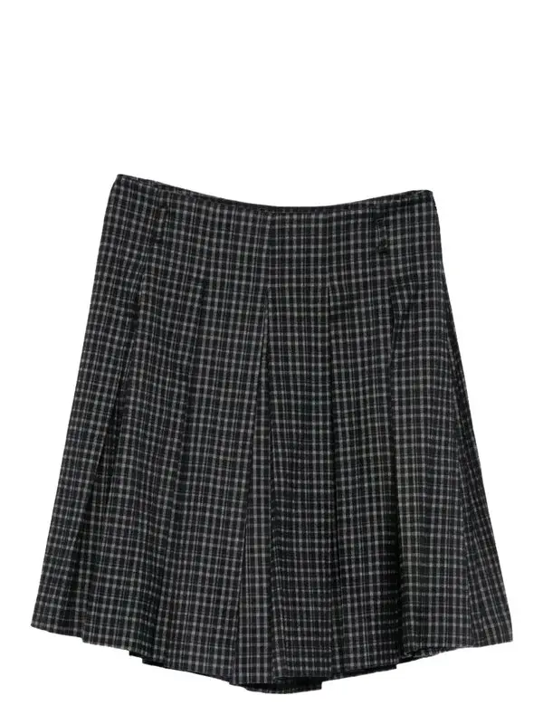 PUSHBUTTON Pleated Bermuda Shorts - Blue