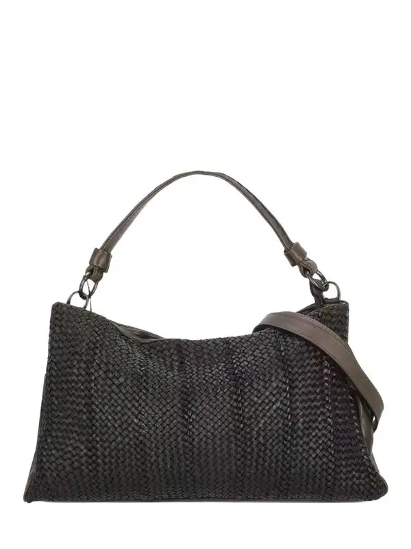 REPTILE'S HOUSE Braided Tassel-detail Shoulder Bag - Brown