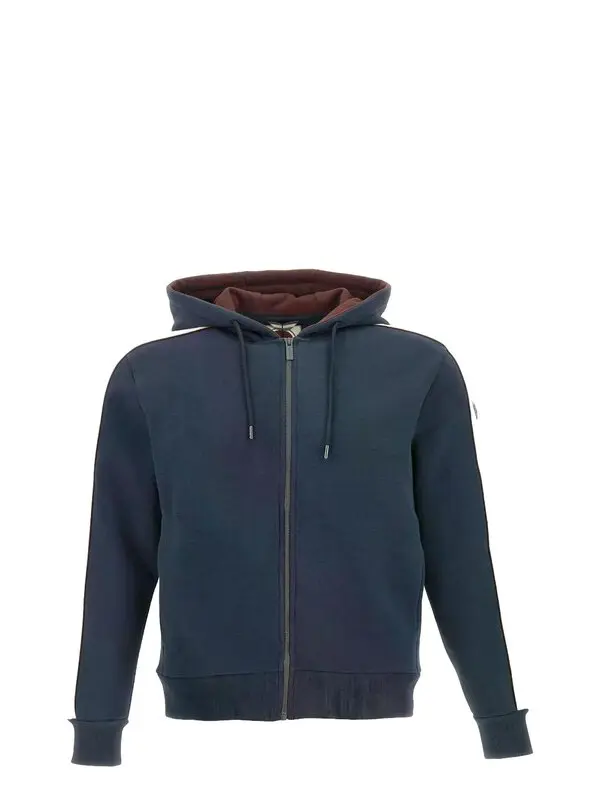 COLMAR Heritage Contrast-stripe Zip-up Hoodie - Blue