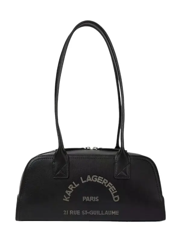 Karl Lagerfeld Small K/daily Elongated Zip Shoulder Bag - Black