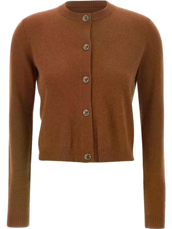Marella Cicogna Cashmere Cardigan - Brown