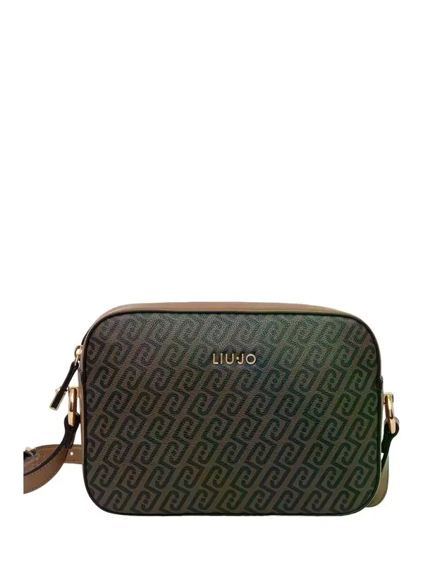 Liu Jo Medium Monogram Crossbody Bag - Brown