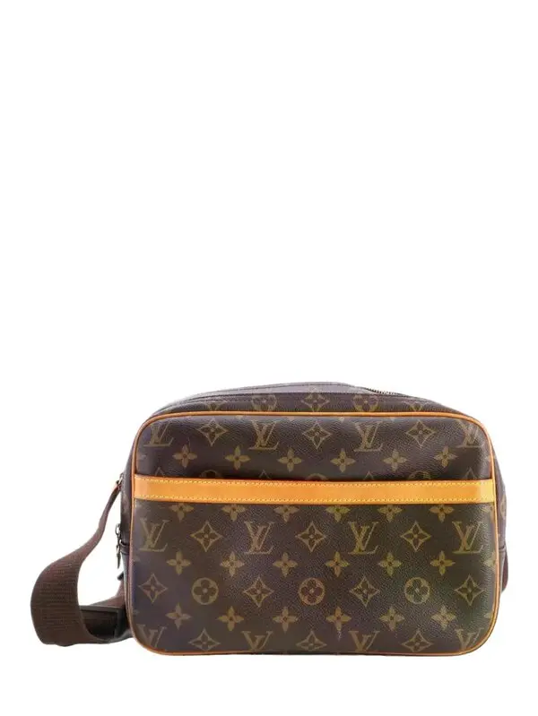 LOUIS VUITTON Monogram Canvas Pm Reporter Crossbody Bag - Brown