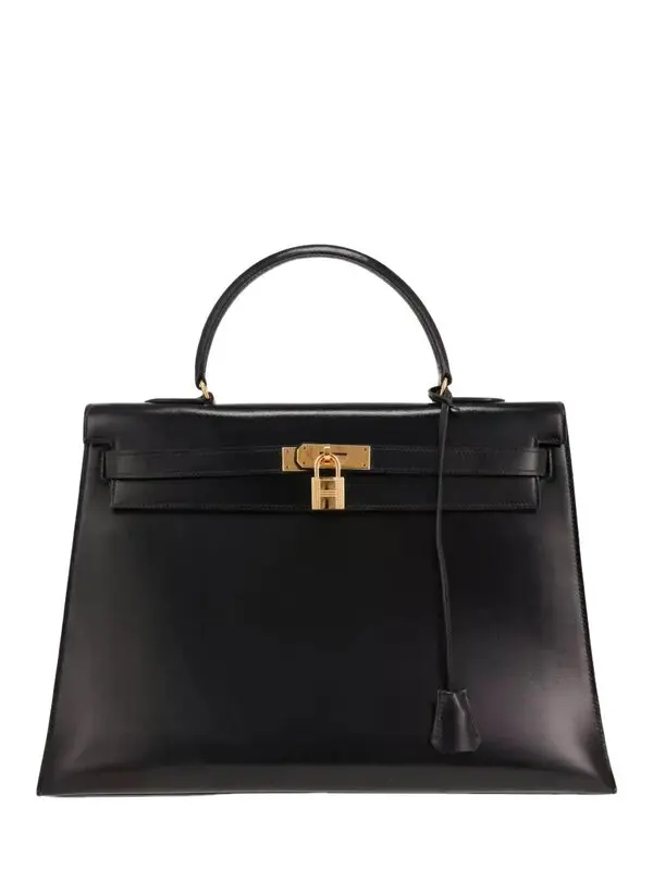 Hermès 1981 Kelly 35 Tote Bag - Black