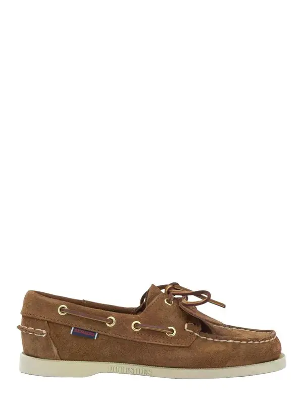SEBAGO Suede Boat Shoes - Brown