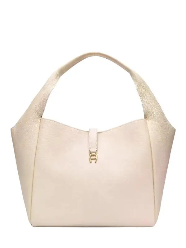 AIGNER Zaira Logo-plaque Tote Bag - White
