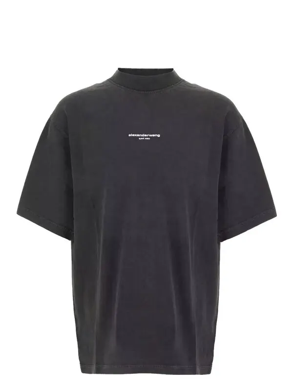 Alexander Wang Logo-print T-shirt - Black