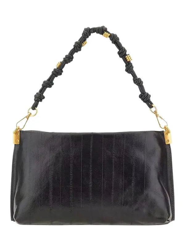 GIANNI CHIARINI Leather Shoulder Bag - Black