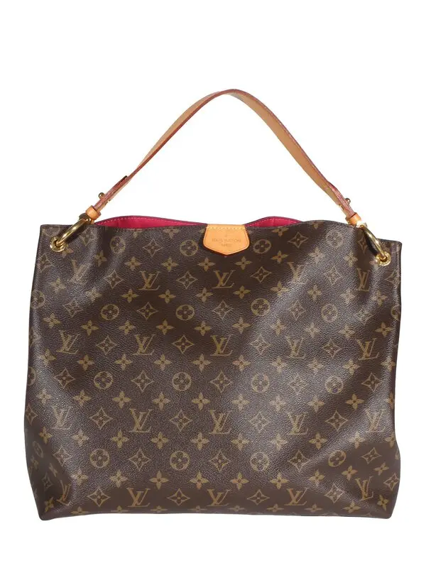 LOUIS VUITTON Monogram Canvas Graceful Mm Shoulder Bag - Brown