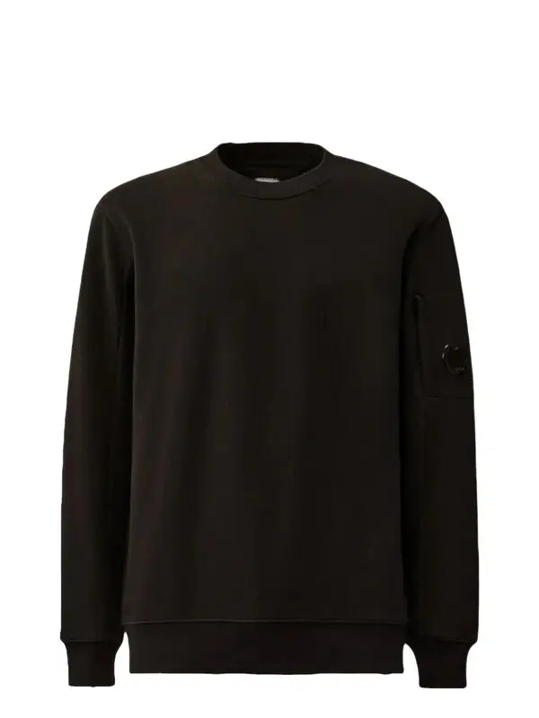 C.P. COMPANY Logo Detail Sweatshirt - Black