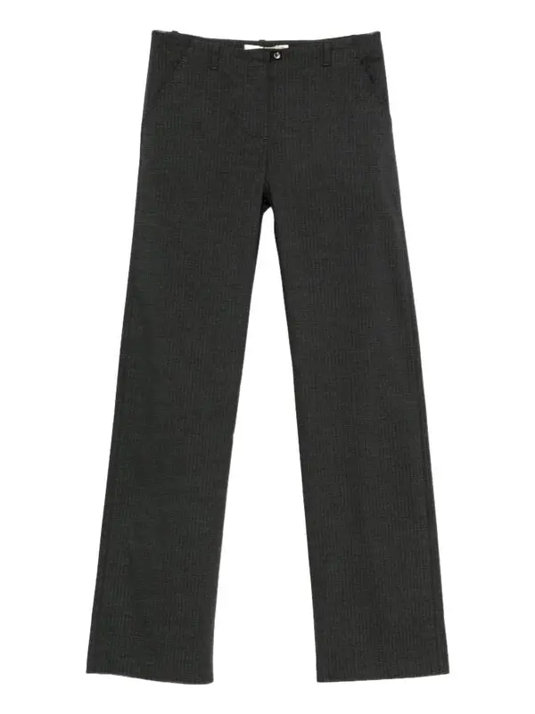 Paloma Wool Striped Tailored Trousers - Black