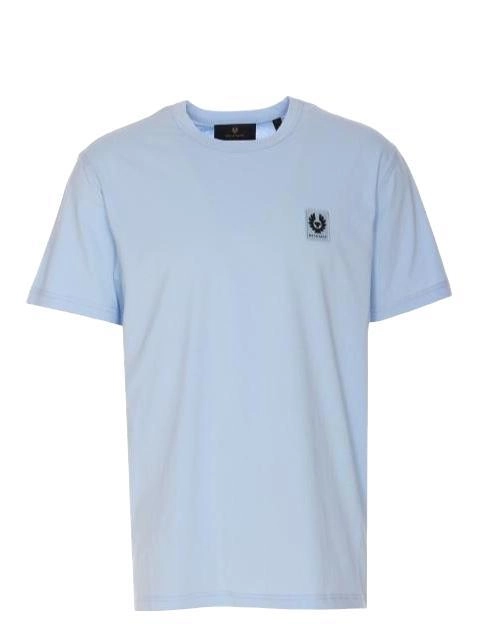 Belstaff Logo T-shirt - Sky-blue