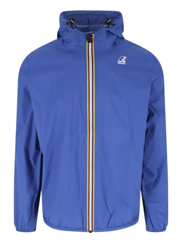 K-WAY Le Vrai 4.0 Claude Hooded Jacket - Blue