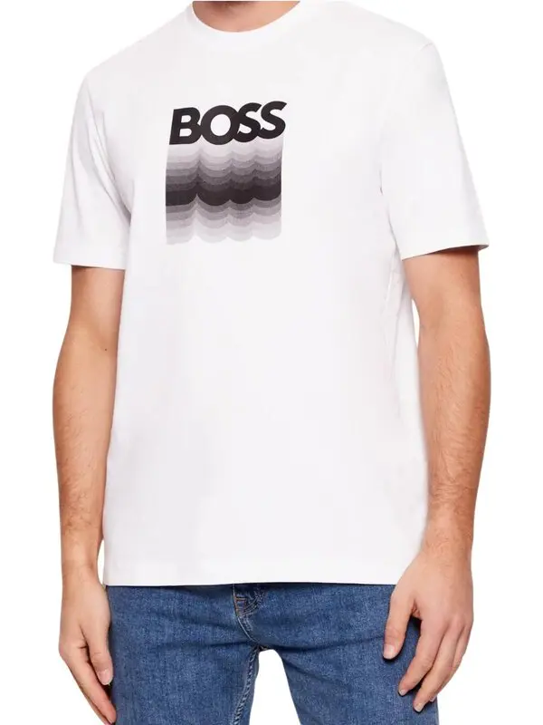Hugo Boss Regular Fit Crewneck T-shirt - White