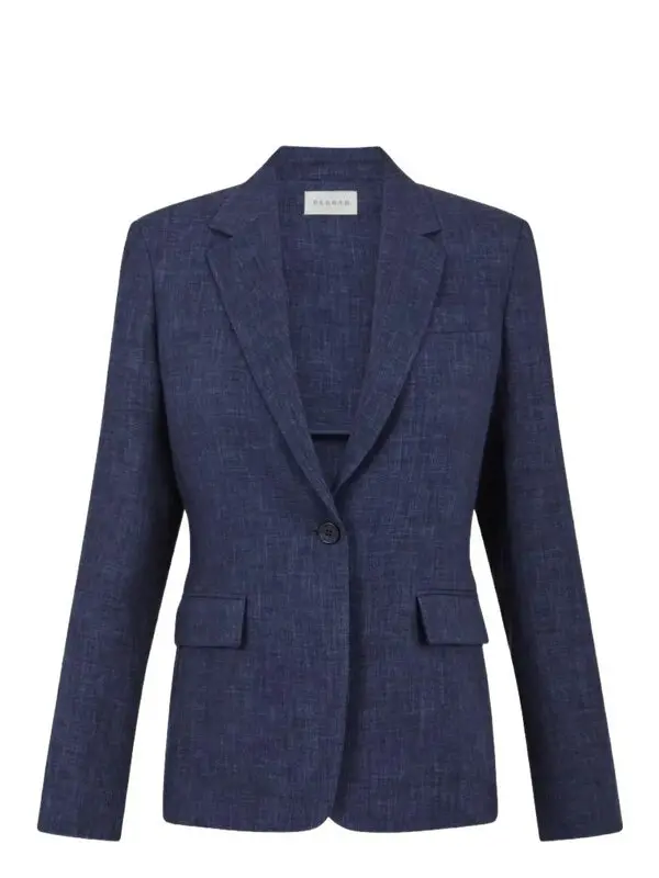 P.a.r.o.s.h Single-breasted Pocket Blazer - Blue