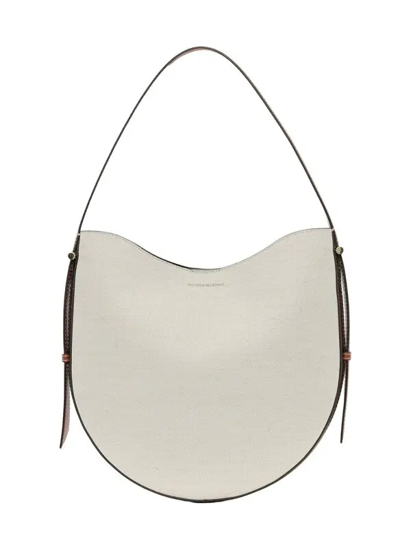 Victoria Beckham Dia Hobo Bag - Ivory Canvas