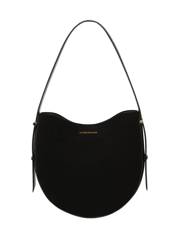 Victoria Beckham Medium Dia Hobo Bag - Black Canvas