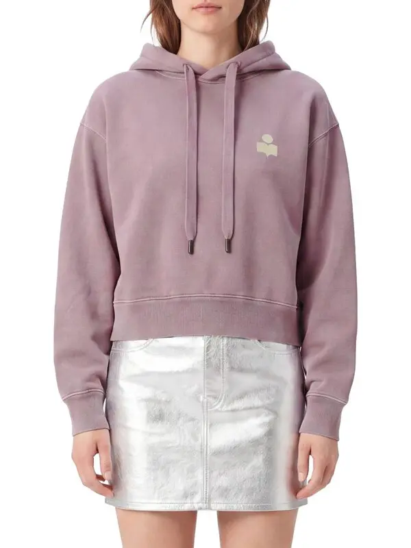 Isabel Marant Étoile Logo Jersey Hoodie - Pink