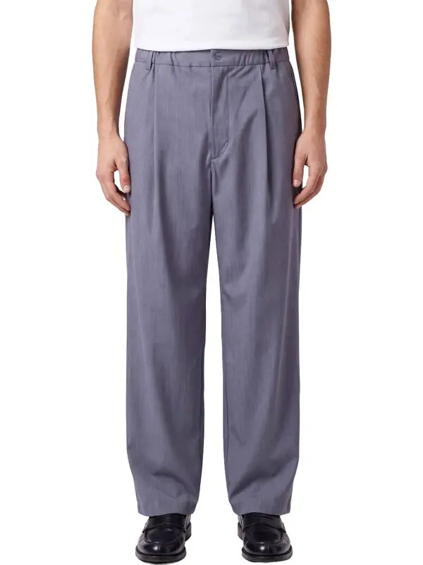 Herno Wide Leg Chino Trousers - Grey