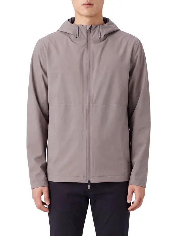 Herno Jacket With Hood - Grey