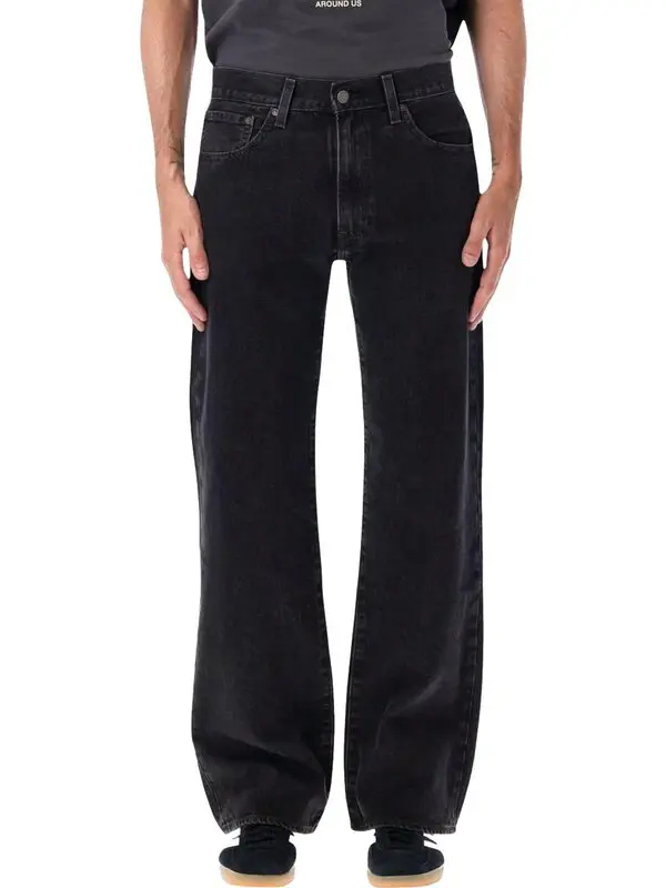 LEVI'S 567™ Mid-rise Relaxed Fit Wide-leg Jeans - Black