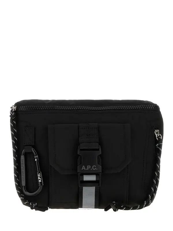A.p.c. Trek Nylon Belt Bag - Black