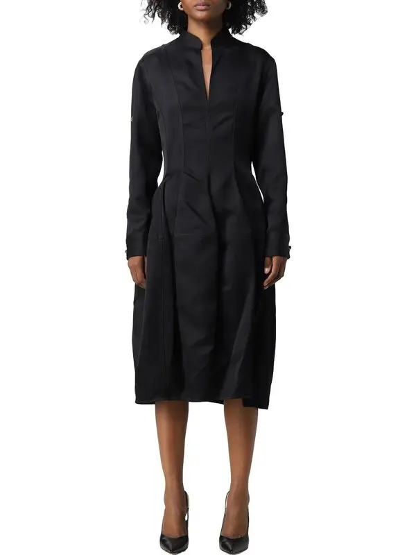 Bottega Veneta Silk Twill Dress - Black