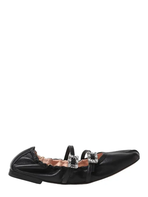 ROGER VIVIER Embellished Ballet Flats - Black