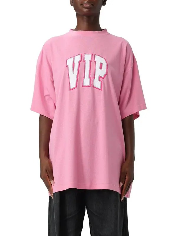 Balenciaga Graphic Logo T-shirt - Pink