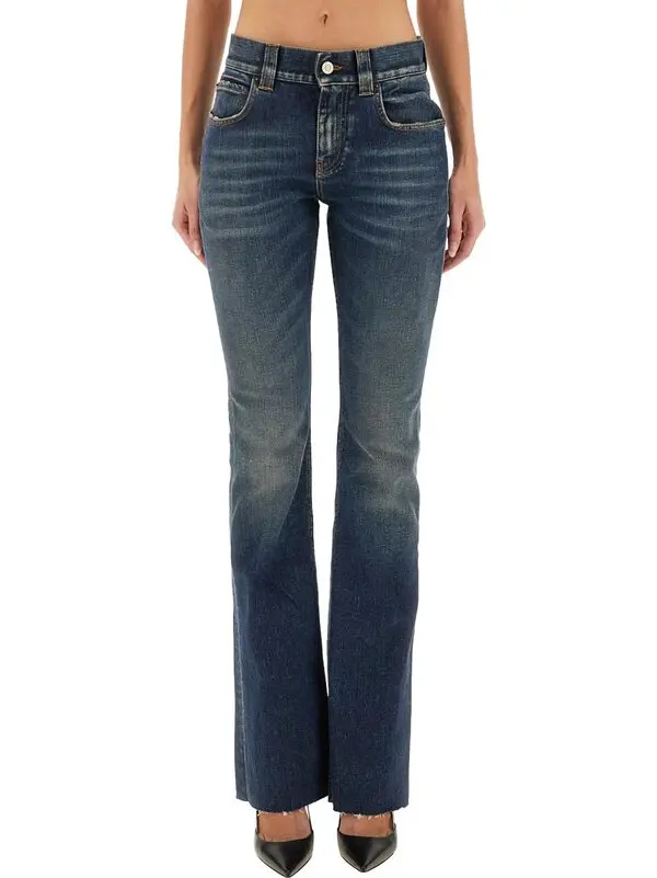Balenciaga Flared Jeans - Blue