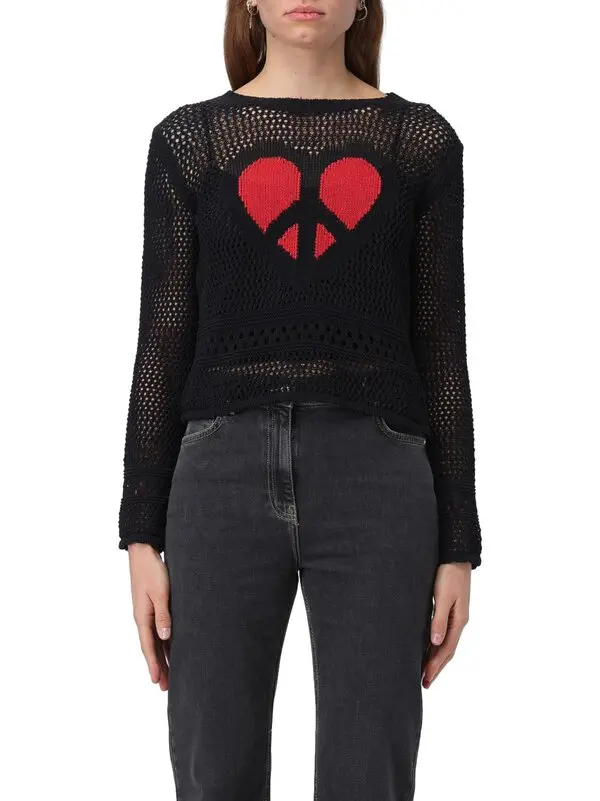 Moschino Peace Heart Sweater - Black