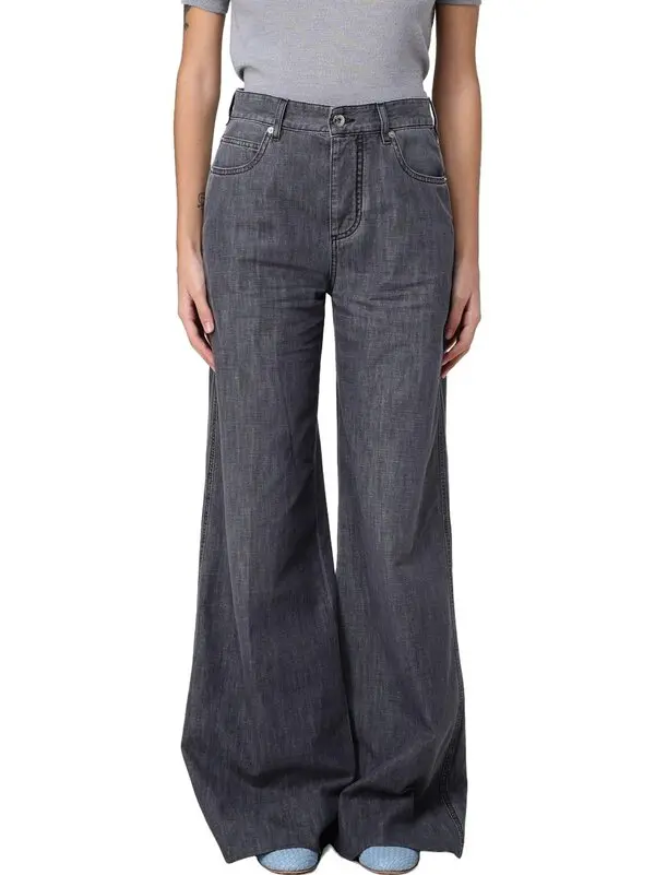 Bottega Veneta Denim Wide-leg Jeans - Charcoal