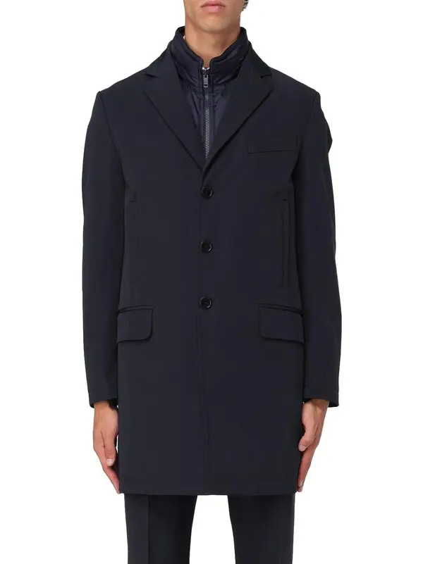 FAY Overcoat - Blue