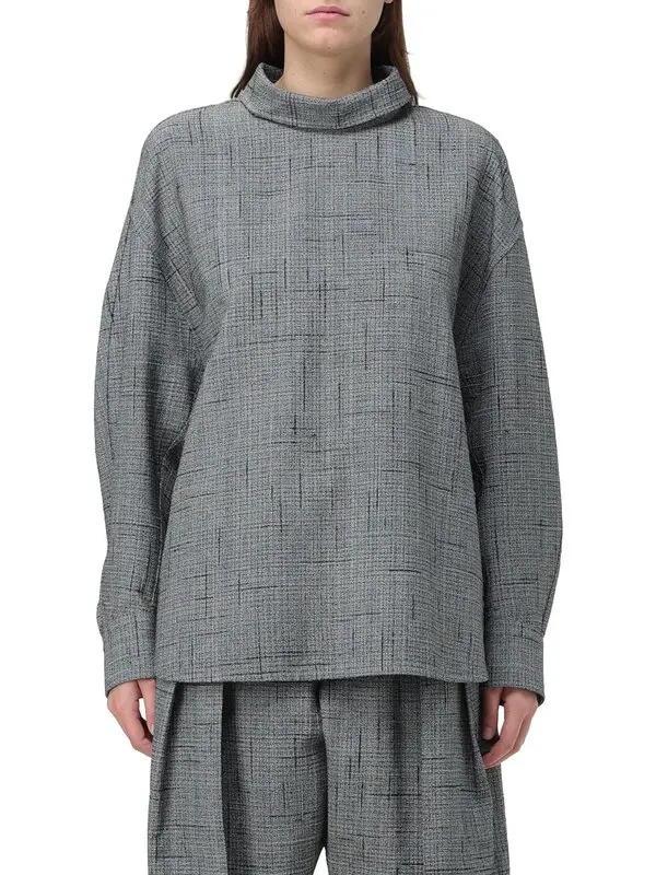 Bottega Veneta Viscose Silk Blouse - Grey