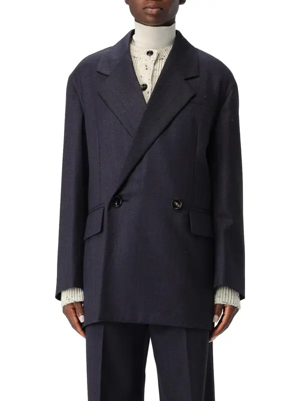 Bottega Veneta Double Breasted Jacket - Blue