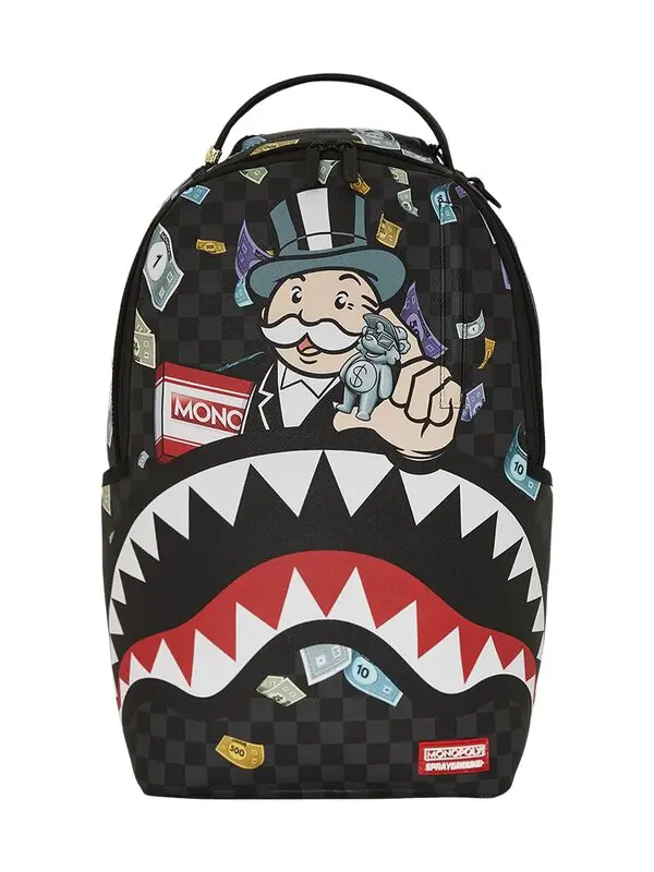 SPRAYGROUND Monopoly Shark Rich Backpack - Multicolor