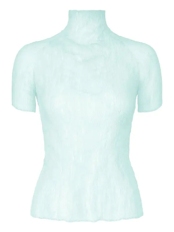Issey Miyake Chiffon Twist 1 Shirt - Blue