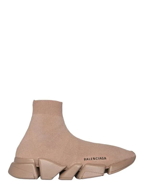 Balenciaga Speed 2.0 Sock Sneakers - Brown