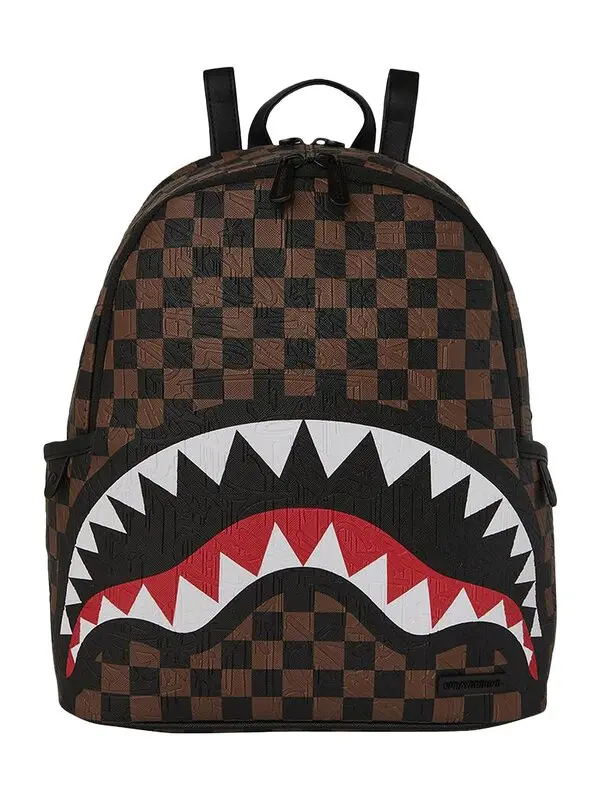 SPRAYGROUND Private Jet Shark Club Savage Backpack - Multicolor